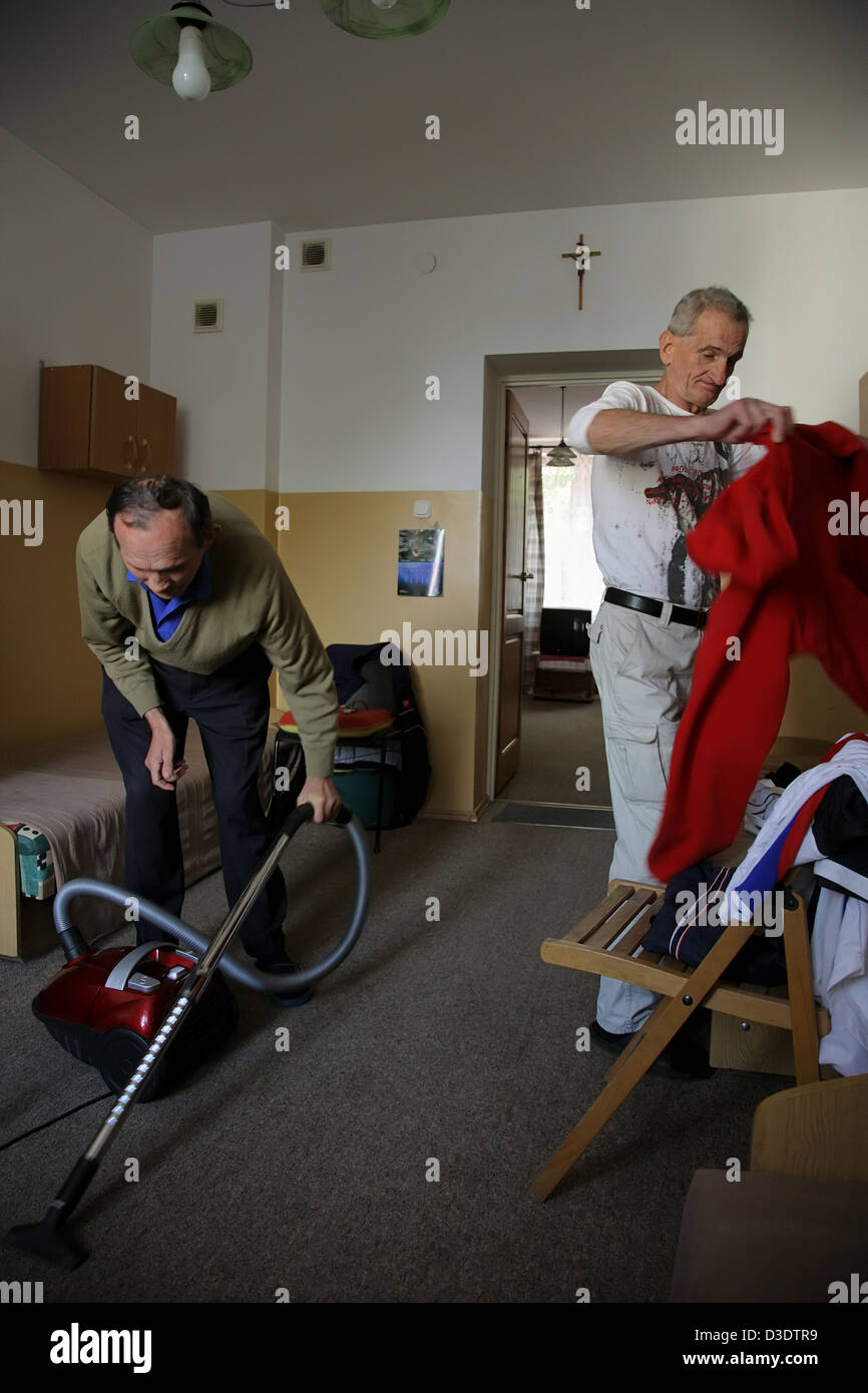 The St. Lazarus homeless shelter run by the Camillians, Warsaw, Poland ...