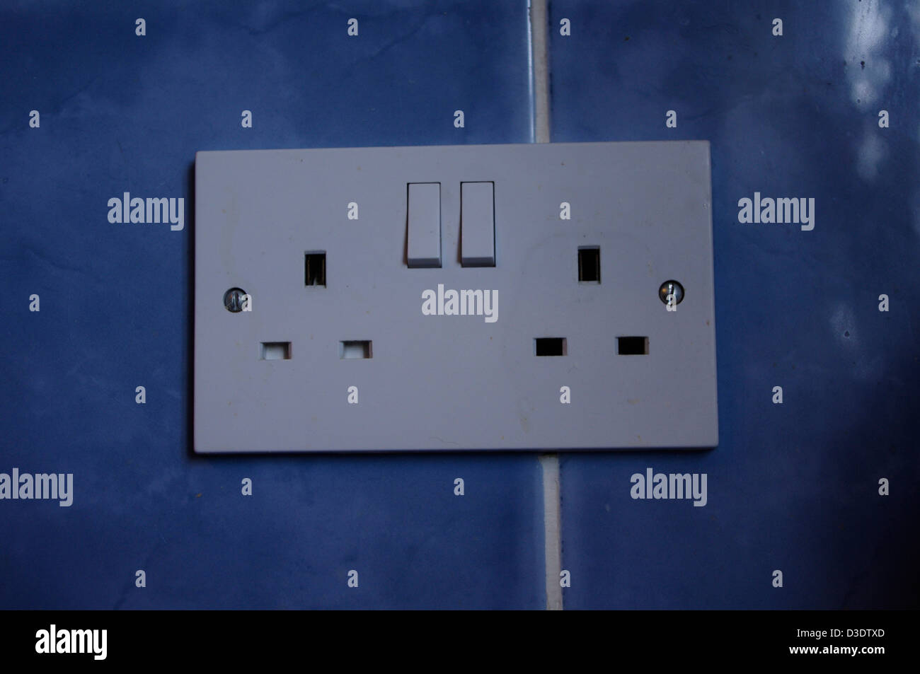 240 volt twin socket Stock Photo - Alamy