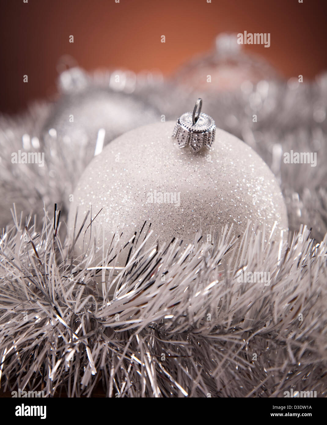 Traditional Christmas Baubles Stock Photo - Alamy