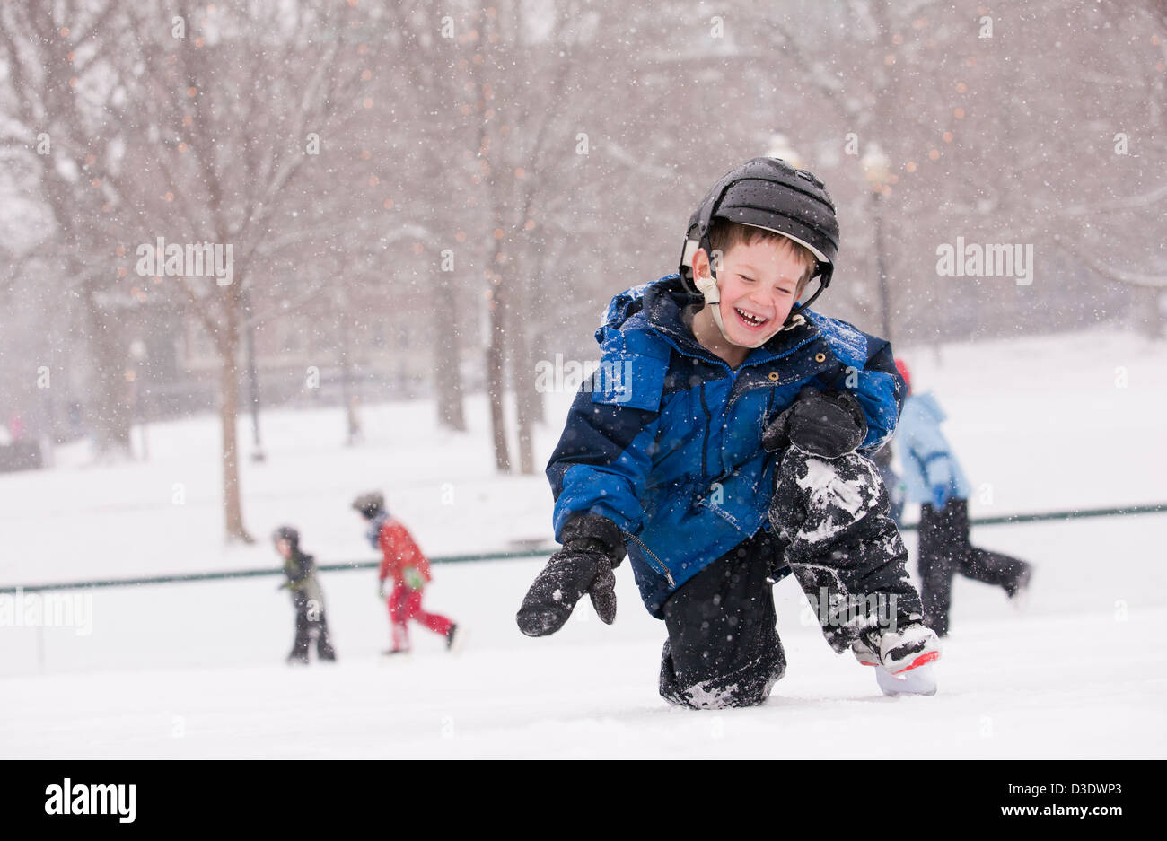 Boy falling from tree hi-res stock photography and images - Alamy