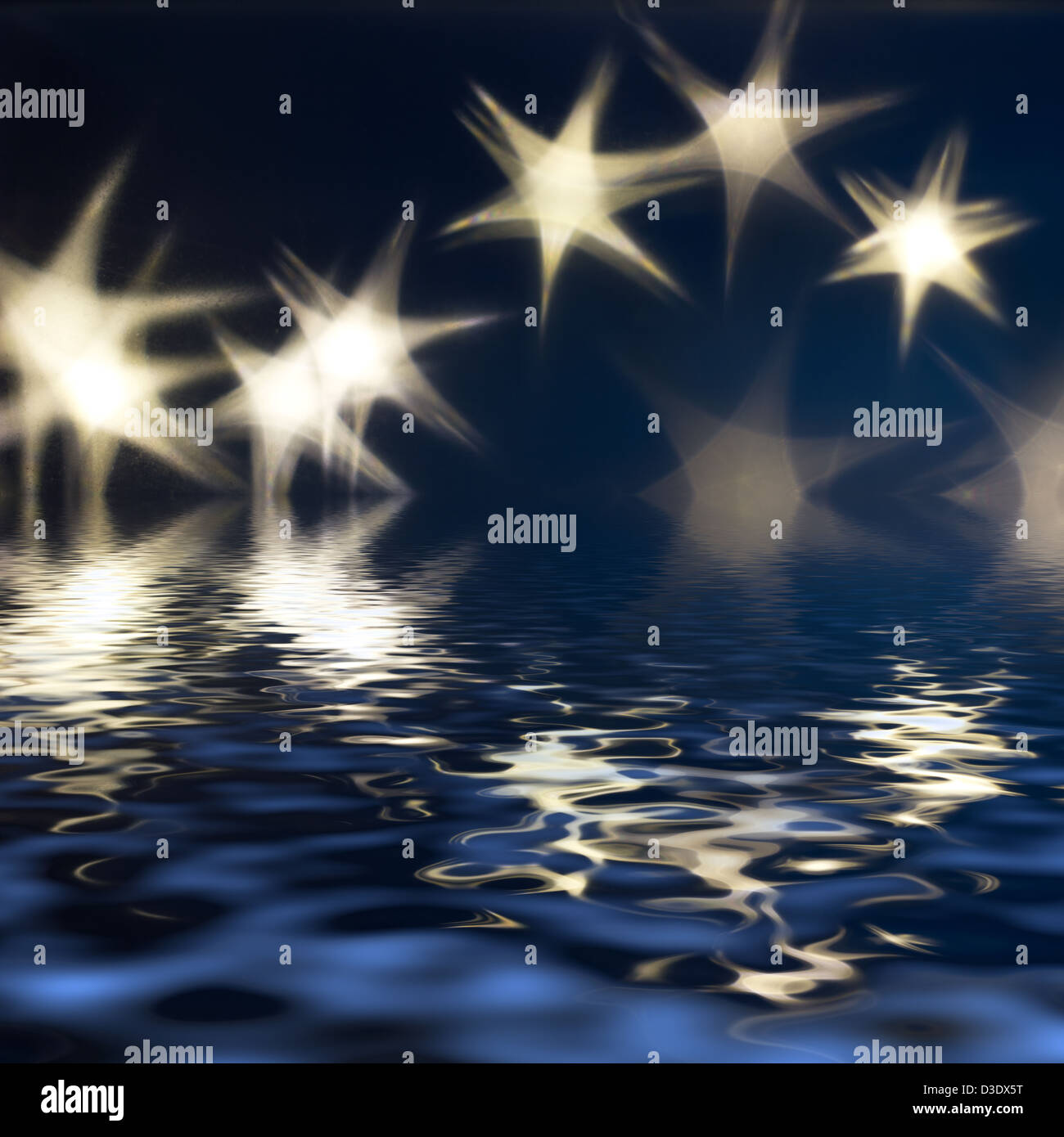 Starry sky reflection water hi-res stock photography and images - Alamy