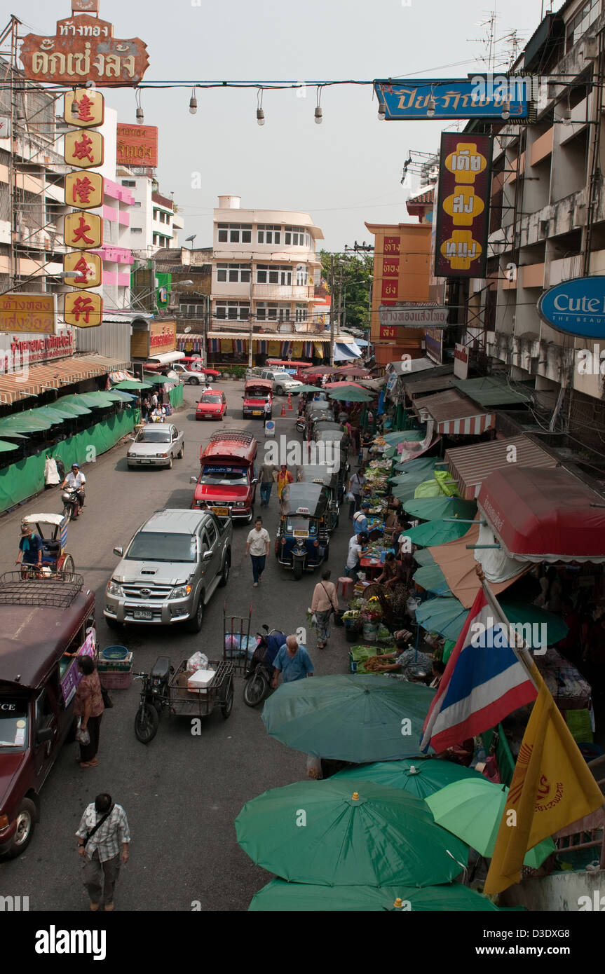 Chiang Mai, Thailand, a fruit and Gemuesemarkt in downtown Stock Photo ...