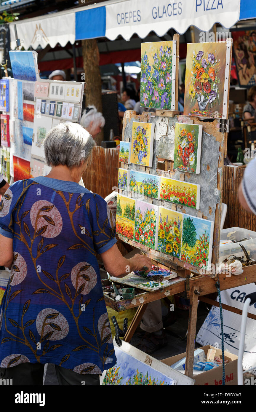 Paintings of paris hi-res stock photography and images - Alamy