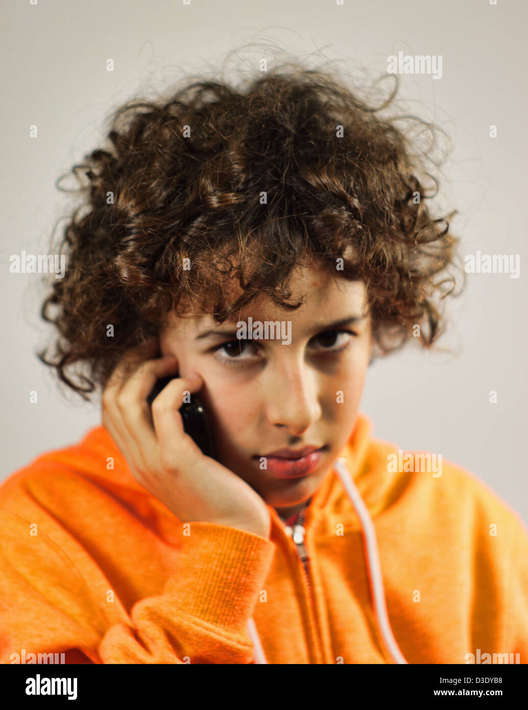 Boy talk mobile hi-res stock photography and images - Alamy