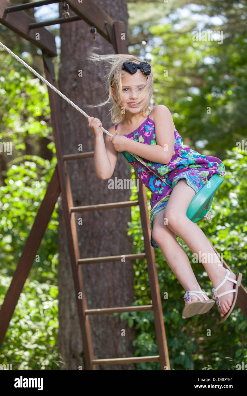 Ladder swinging hi-res stock photography and images - Alamy