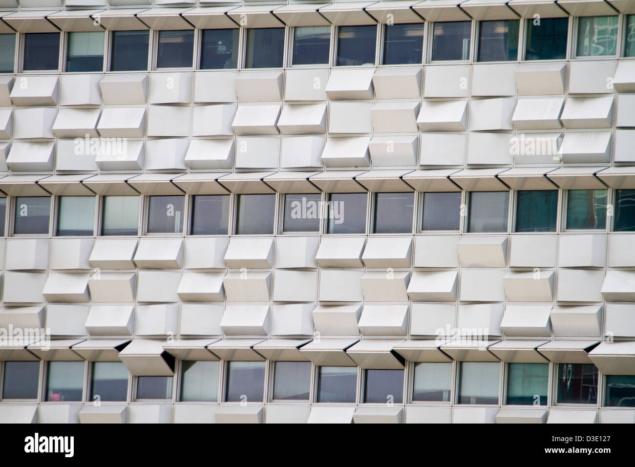 Abstract detail view of the wall structure of a modern building Stock ...