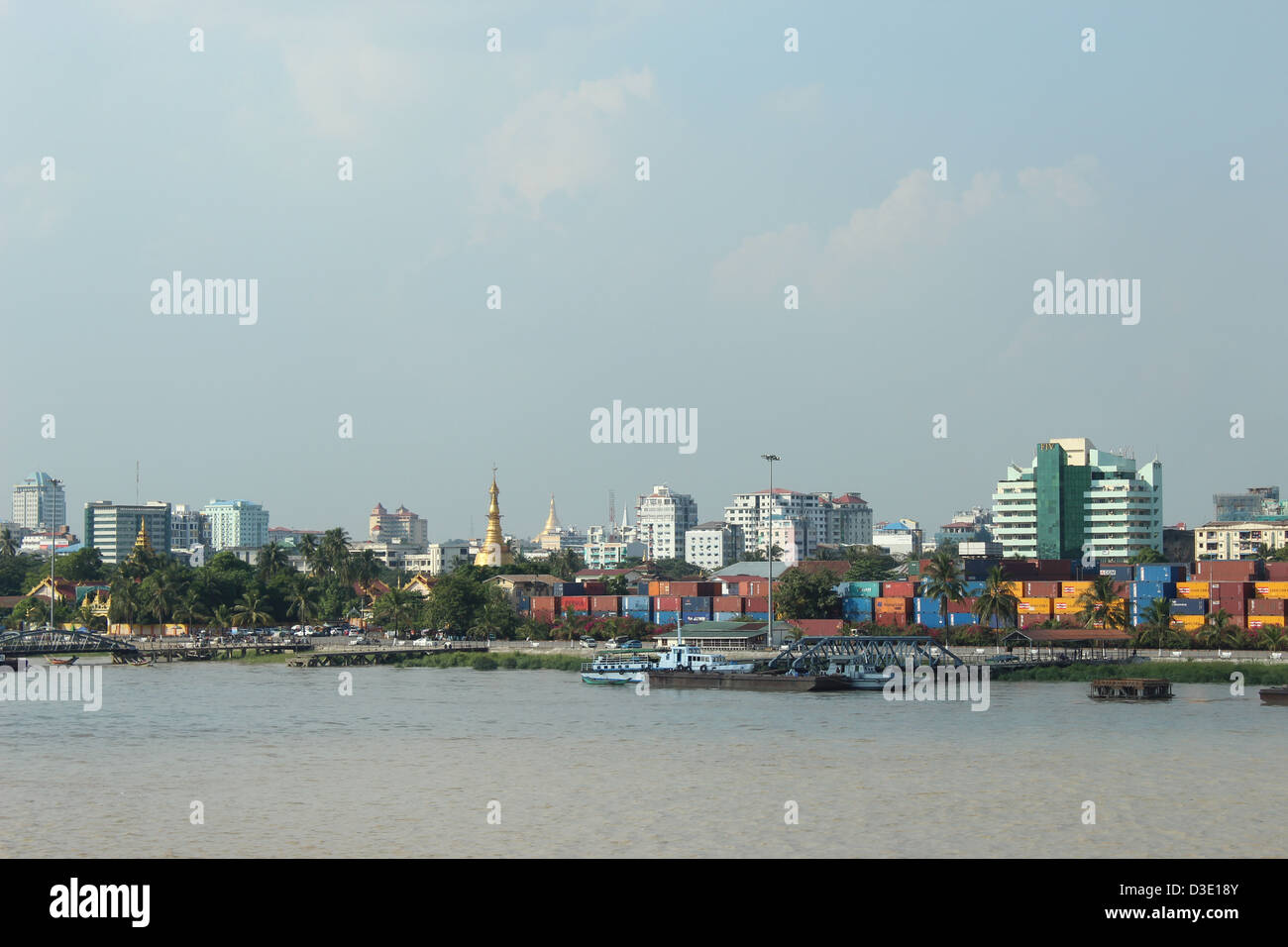 Port of Yangon Stock Photo - Alamy