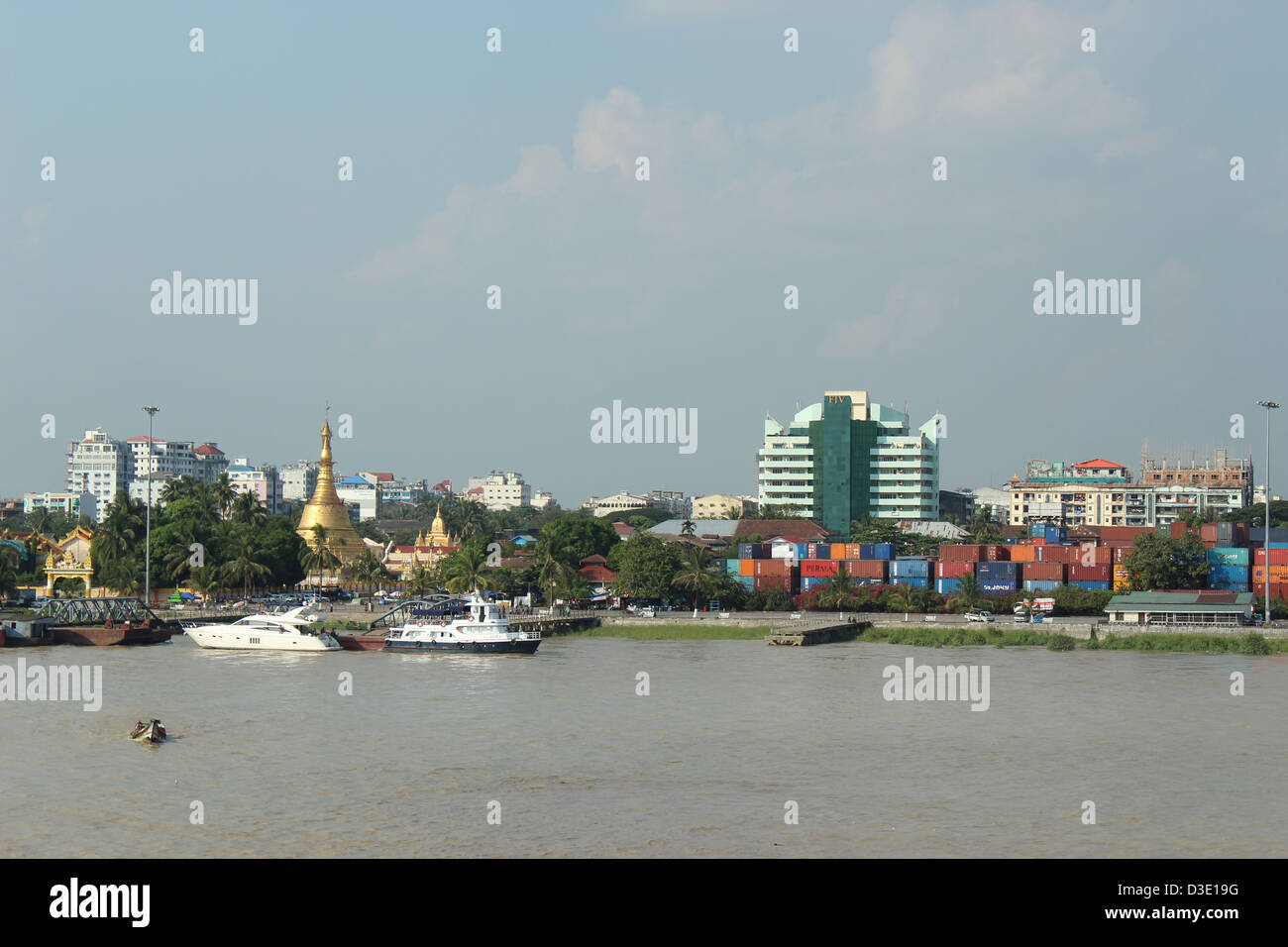 Port of Yangon Stock Photo - Alamy