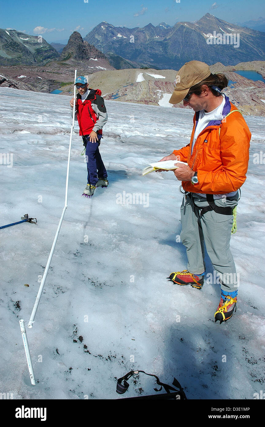 Scientists are using ablation sticks to monitor the retreat of Sperry ...