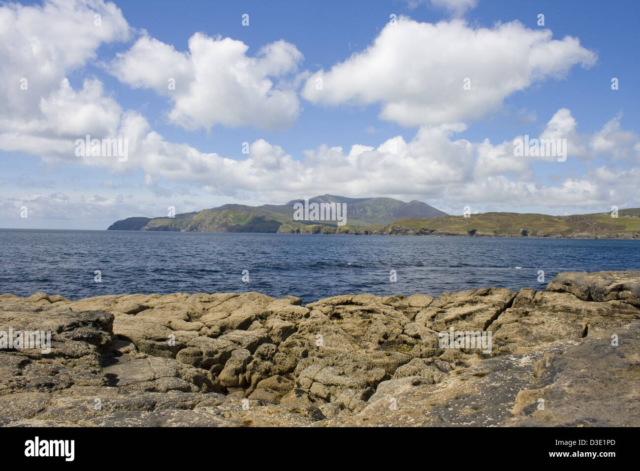 A view of Sliabh Liag from Muckross Head Stock Photo - Alamy