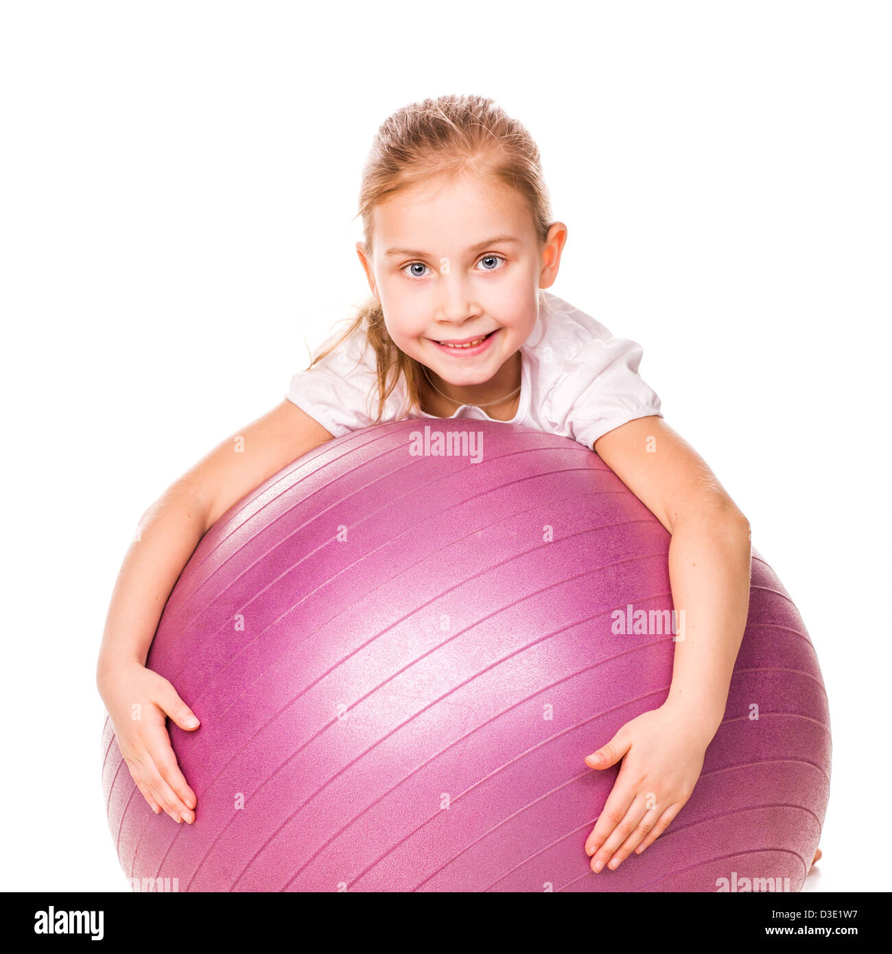 Gymnastics ball fun hi-res stock photography and images - Alamy