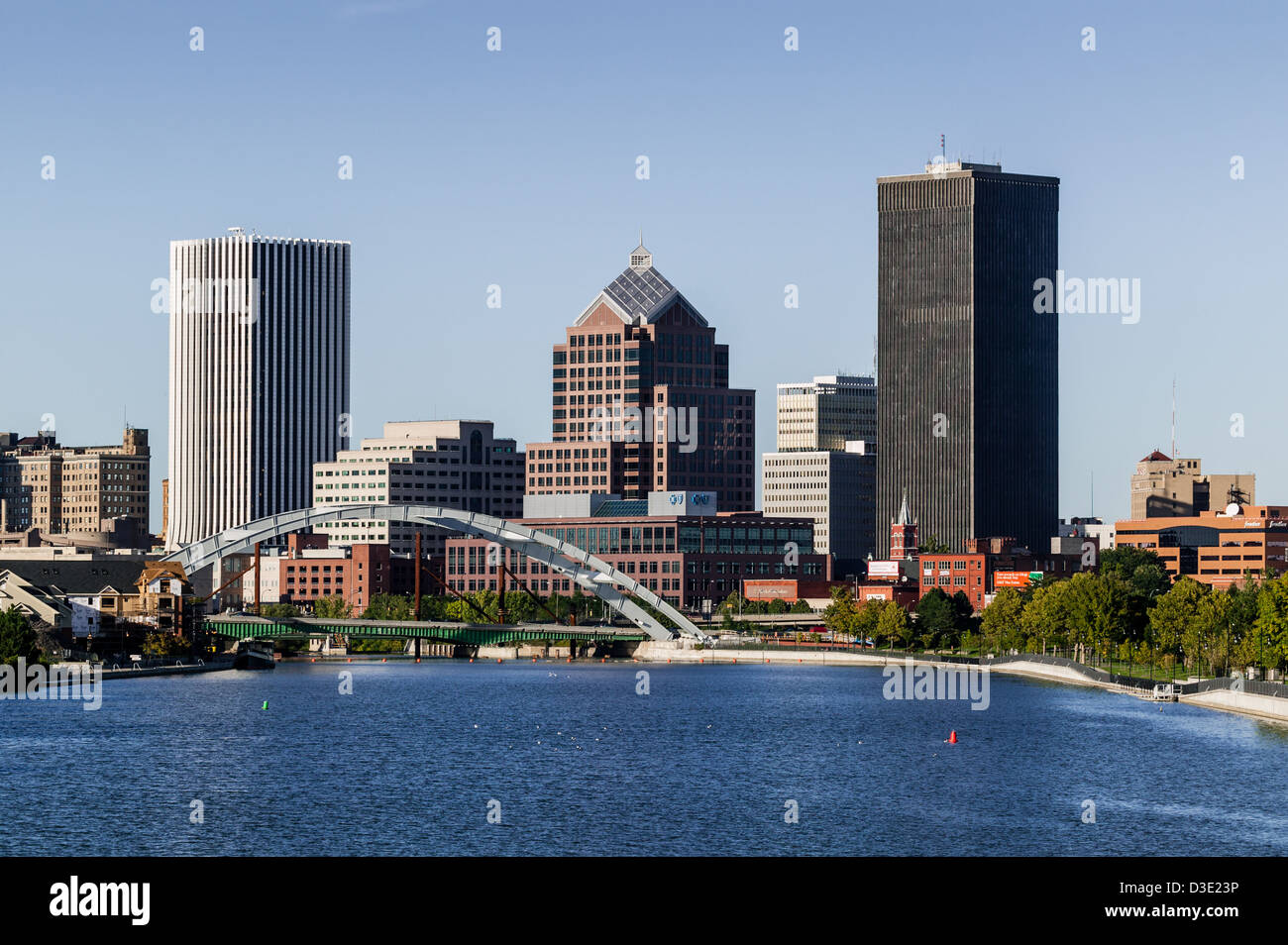 Skyline of Rochester New York Stock Photo - Alamy