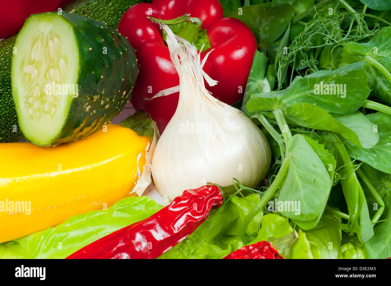 Different fresh ripe vegetables hi-res stock photography and images - Alamy