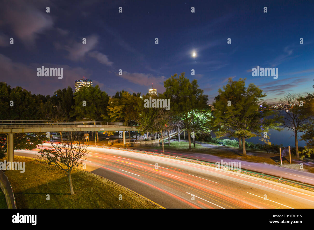 Traffic storrow drive hi-res stock photography and images - Alamy