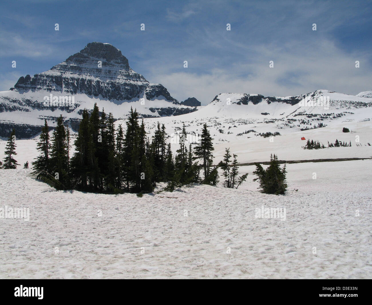 Logan Pass in spring Stock Photo - Alamy