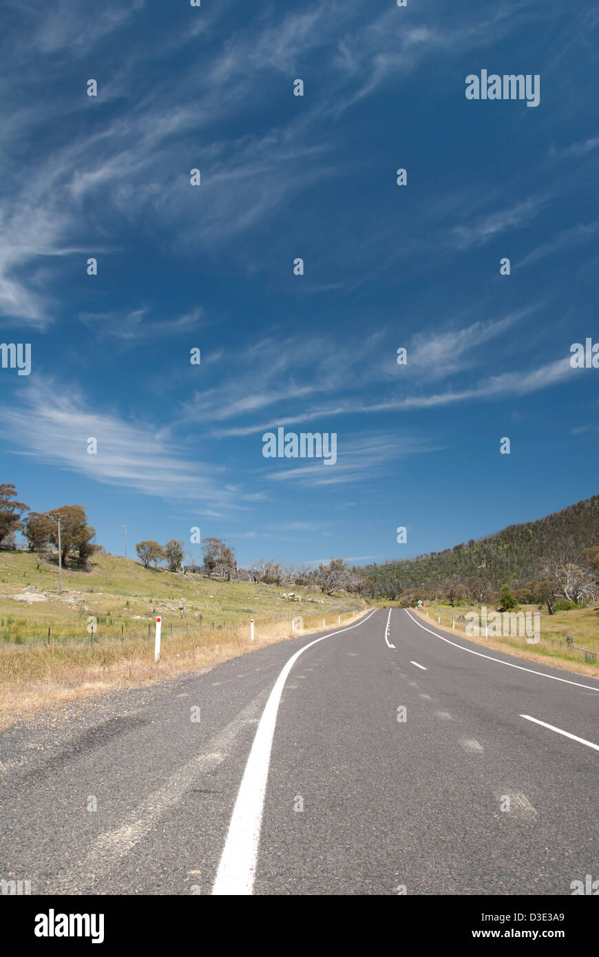 Traveling Australia's alpine region, Snowy Mountains, Australia Stock ...