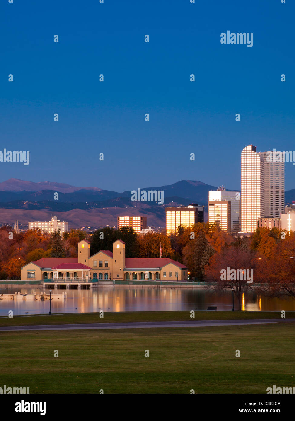 Sunrise over downtown Denver in late Autumn Stock Photo - Alamy