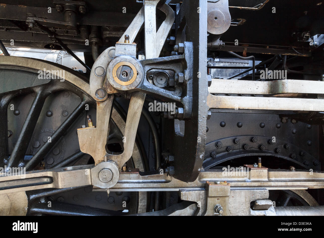Old steam locomotive in garage hi-res stock photography and images - Alamy