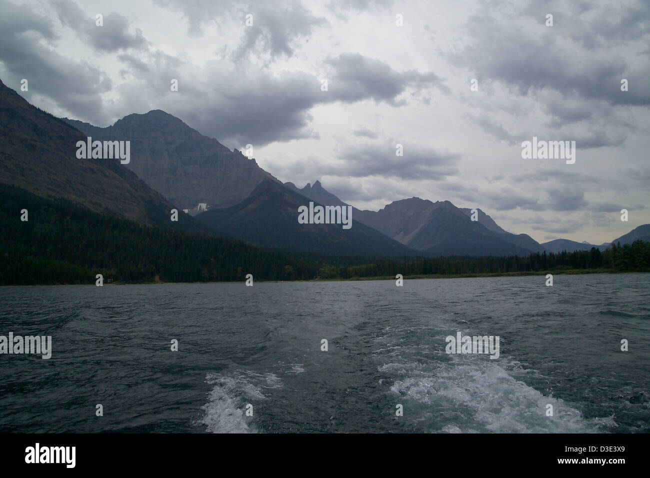 Goat Haunt, located in Glacier National Park, offers scenic views of ...