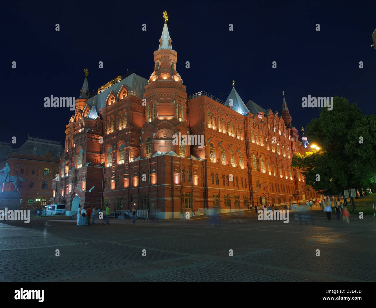 The State Historical Museum of Russia at the Red Square in Moscow ...