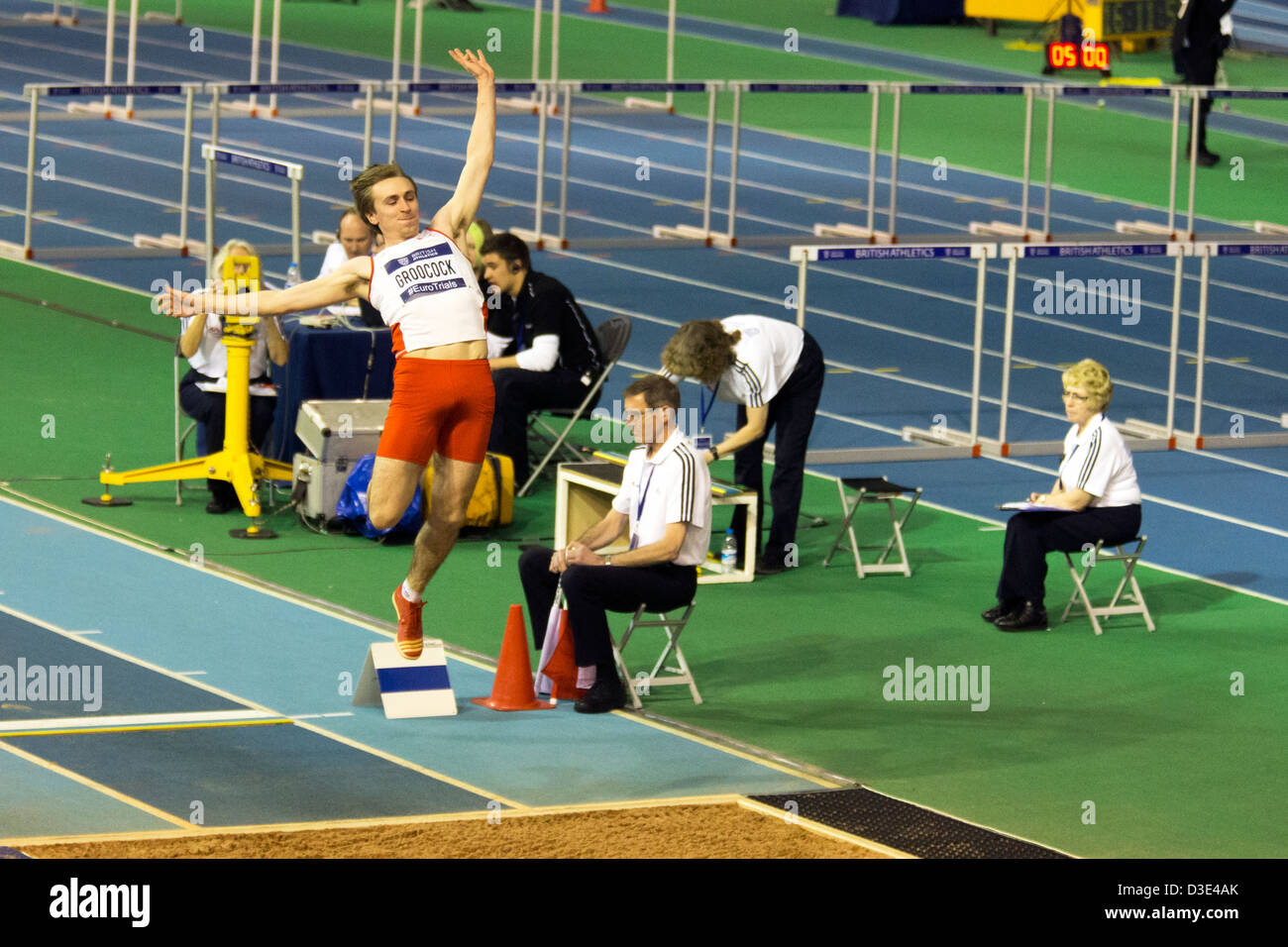 James GROOCOCK, Men's Long Jump, 2013 British Athletics European Trials ...