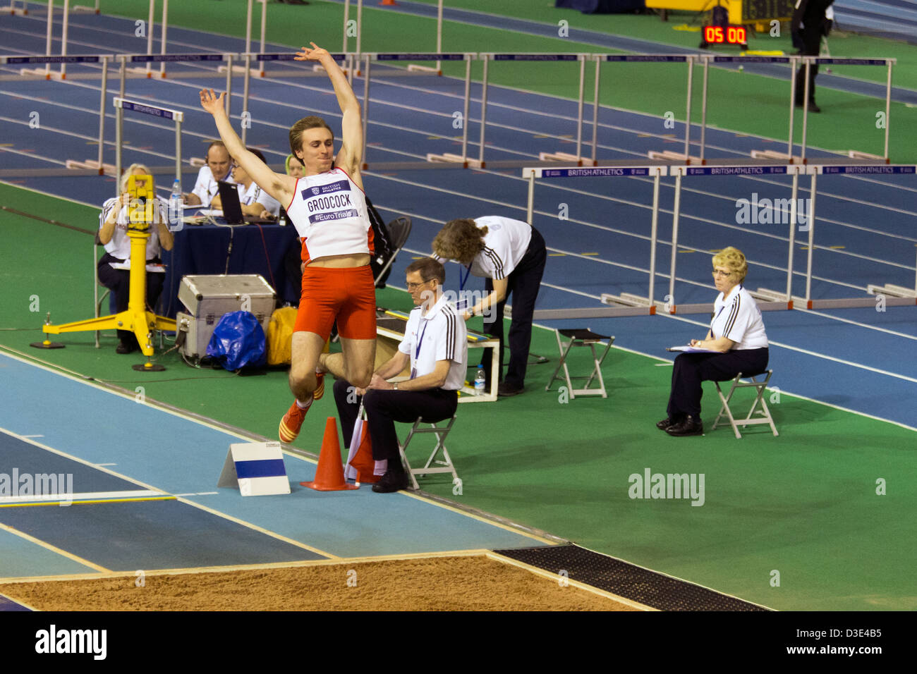 James GROOCOCK, Men's Long Jump, 2013 British Athletics European Trials ...