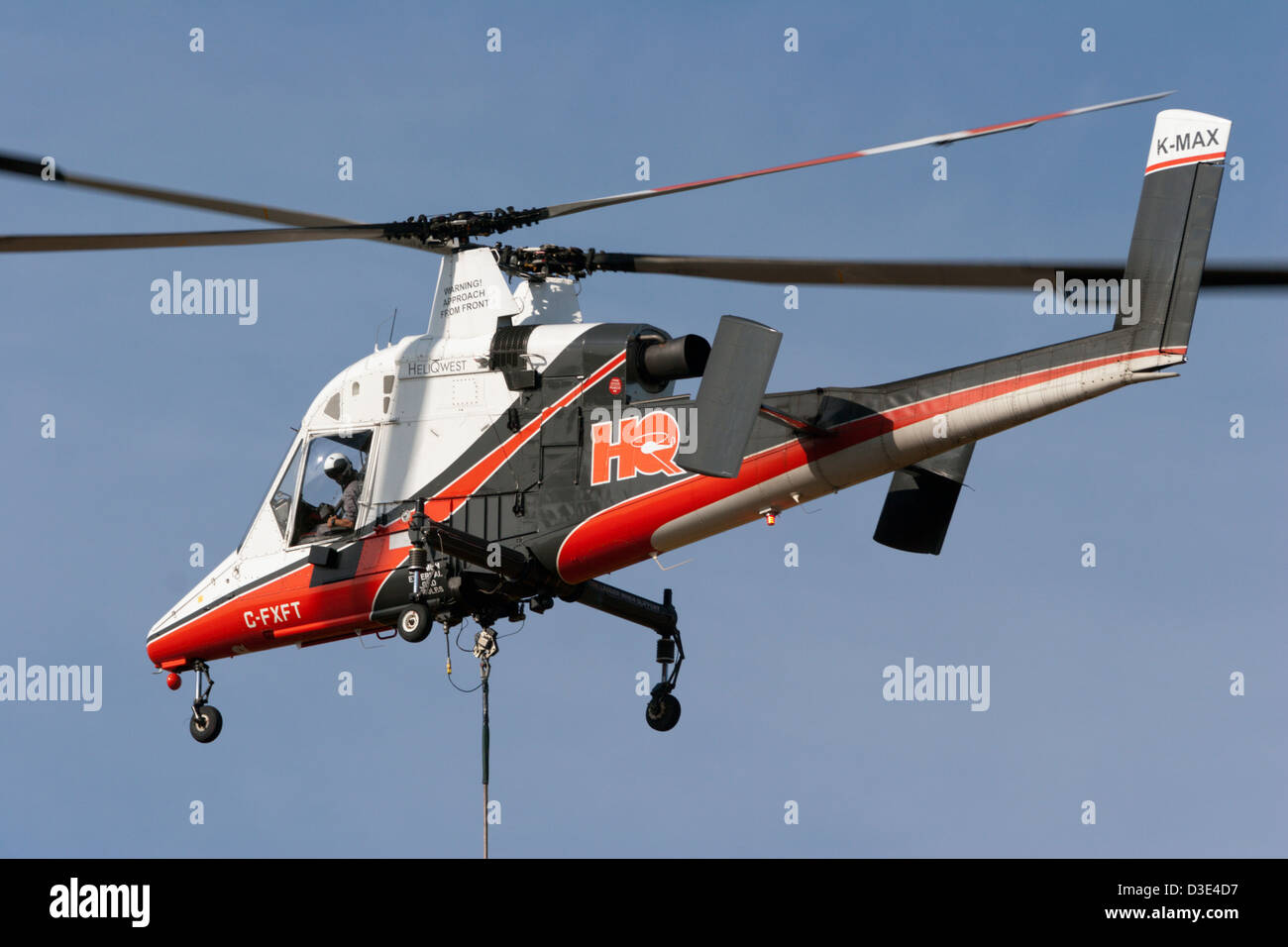 k-max k max helicopter long line working HeliQuest Stock Photo - Alamy