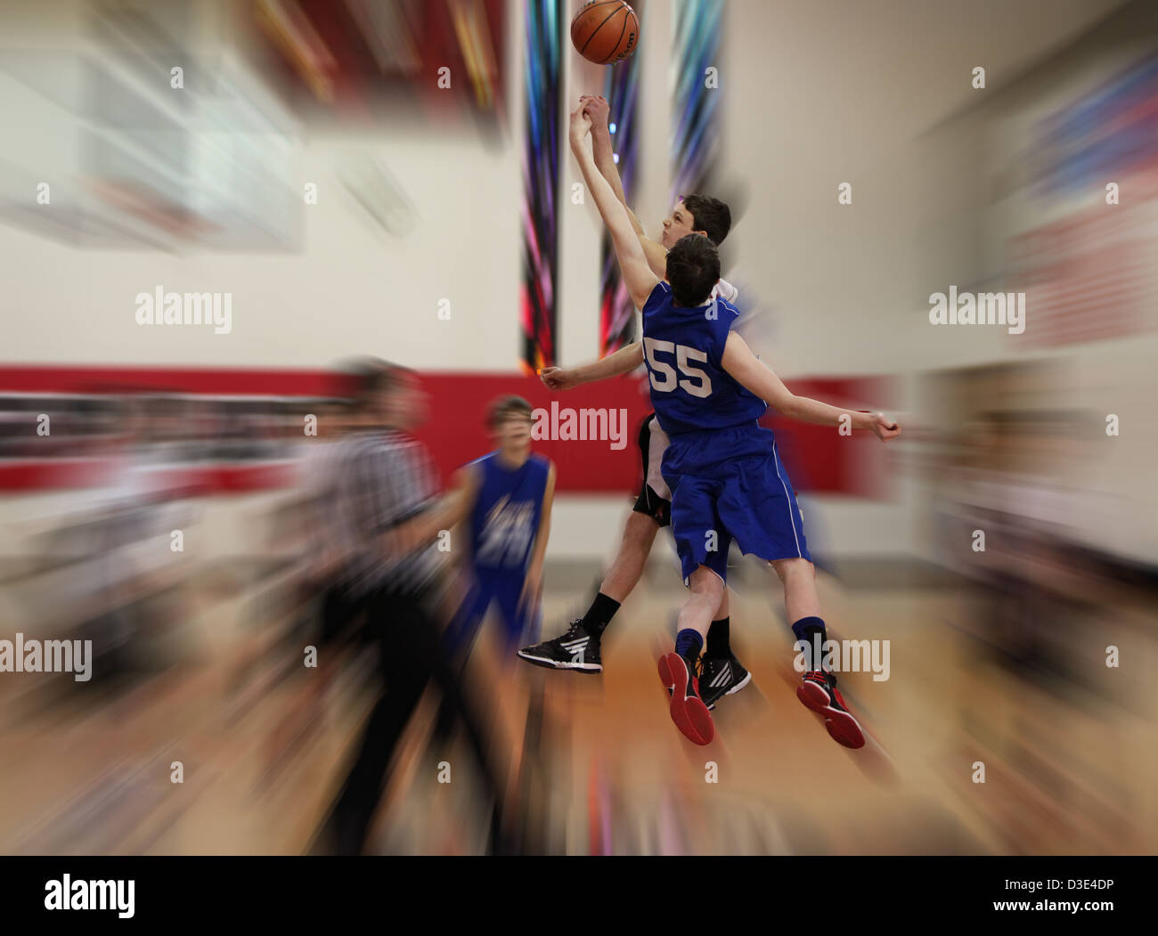 Basket ball game Stock Photo - Alamy