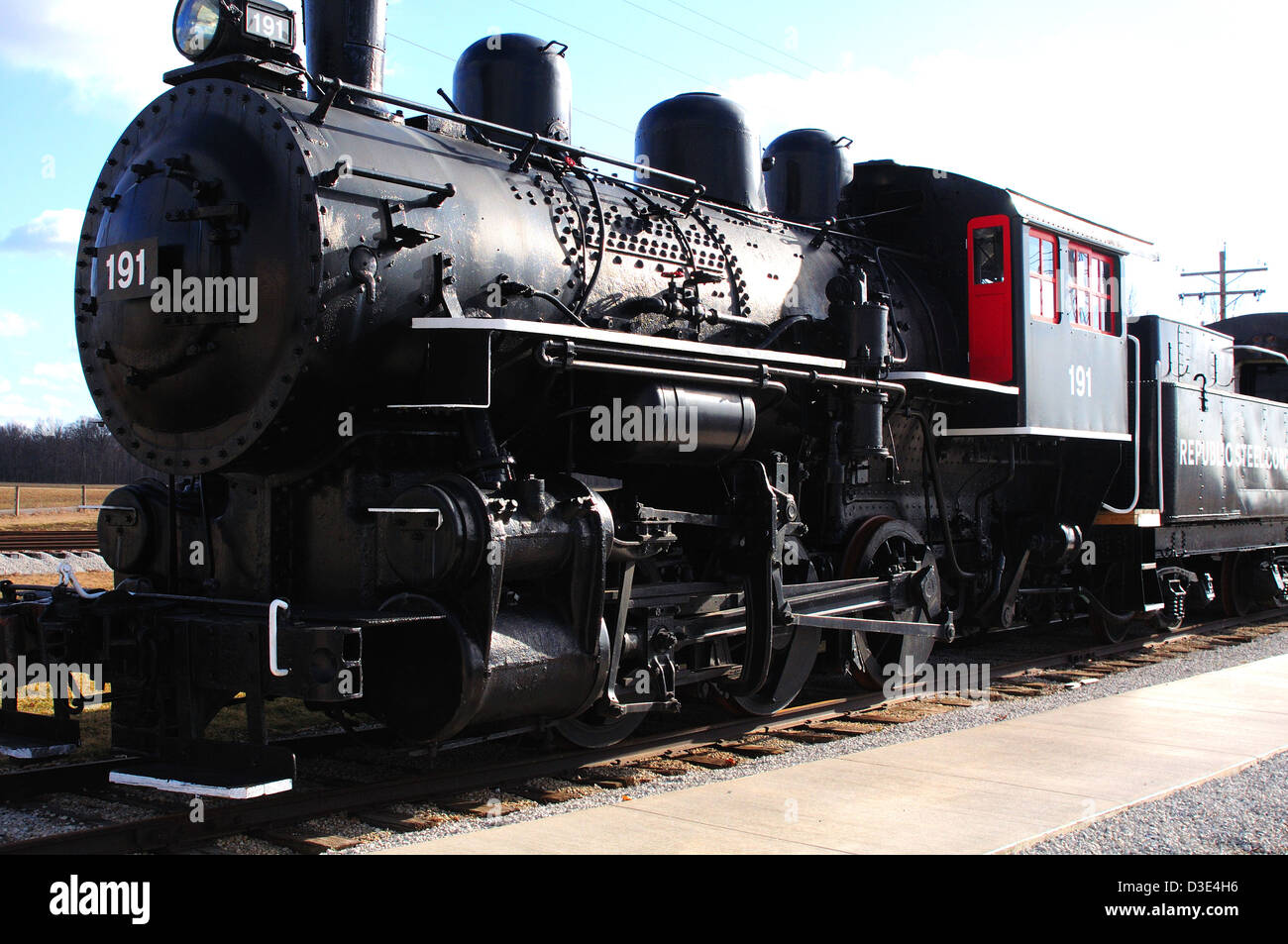Antique steam locomotive Stock Photo - Alamy