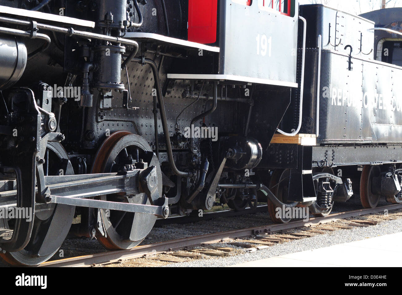 Antique steam locomotive Stock Photo - Alamy