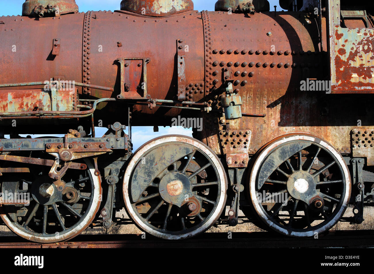 Antique steam locomotive Stock Photo - Alamy