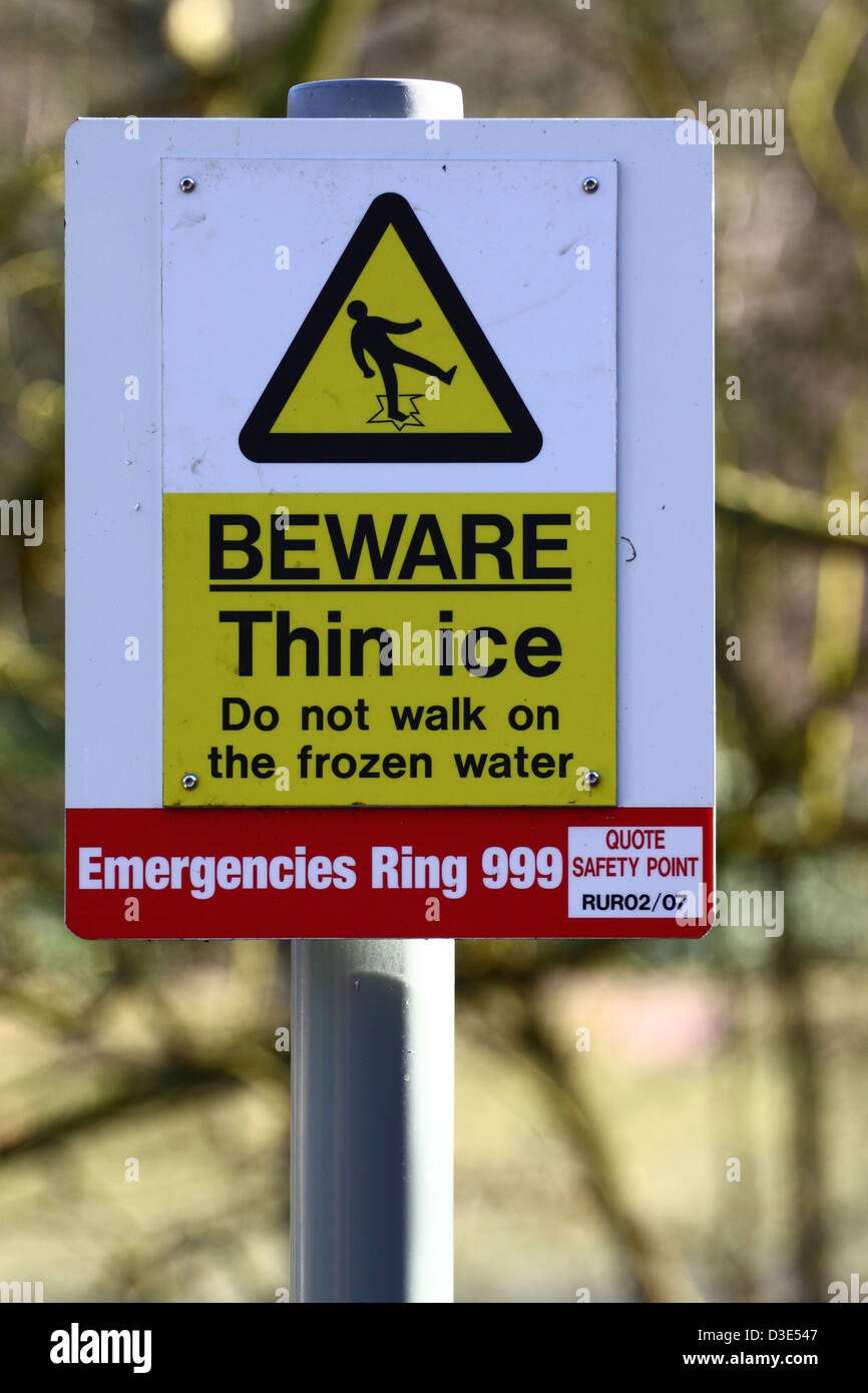 Beware ice hi-res stock photography and images - Alamy