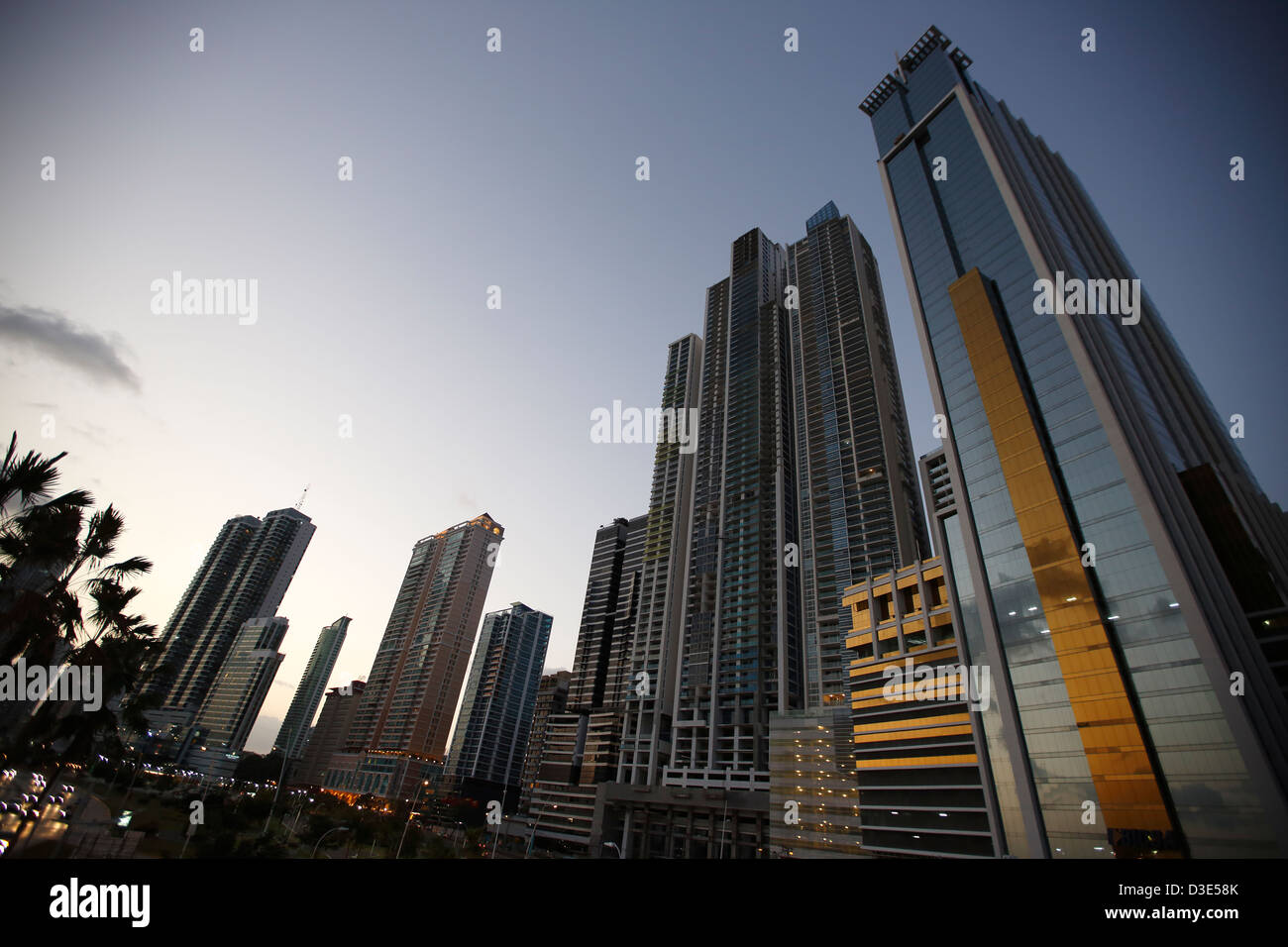 high rise office buildings, Panama City, Panama Stock Photo - Alamy
