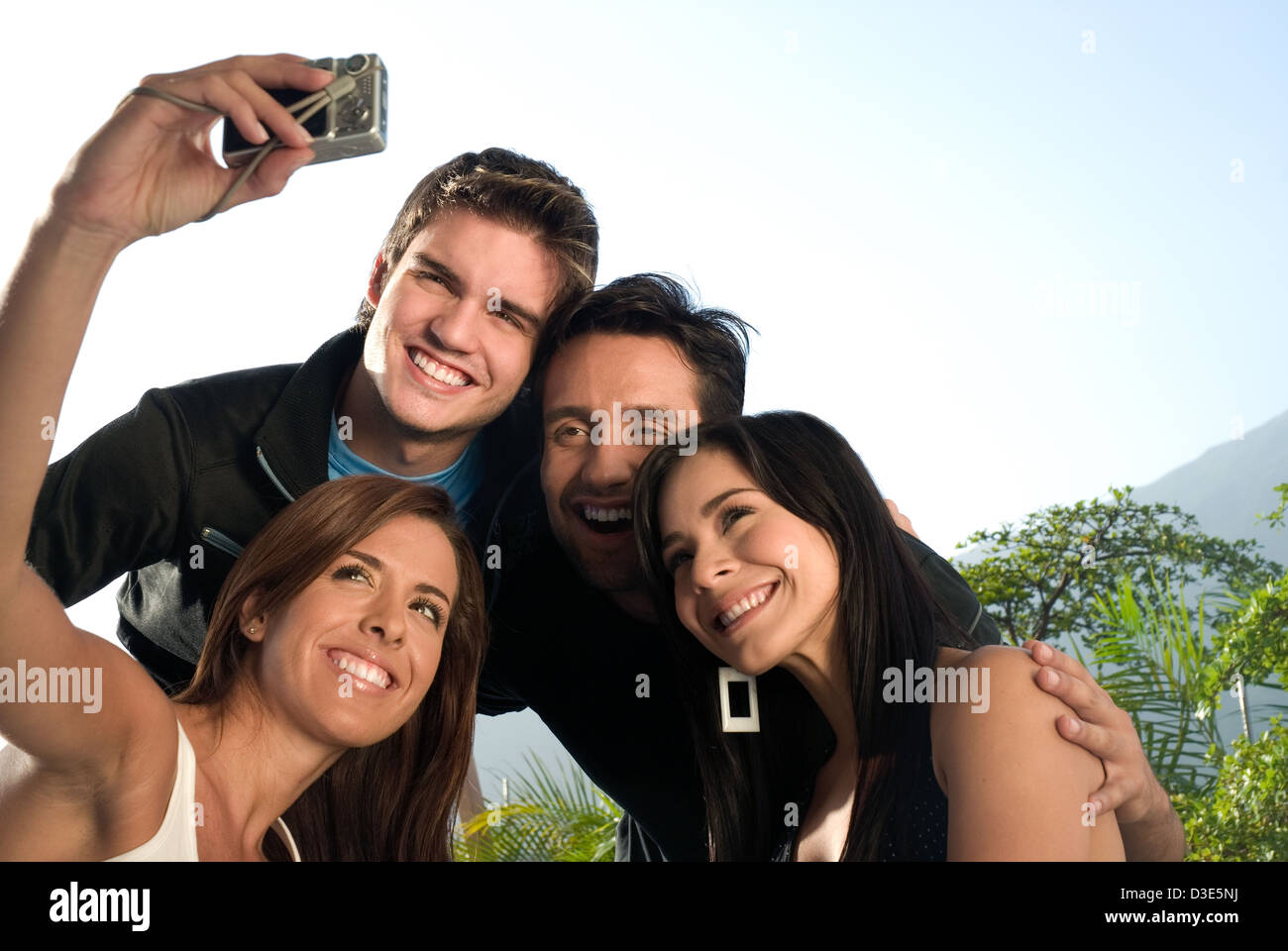 Two couples having fun Stock Photo - Alamy