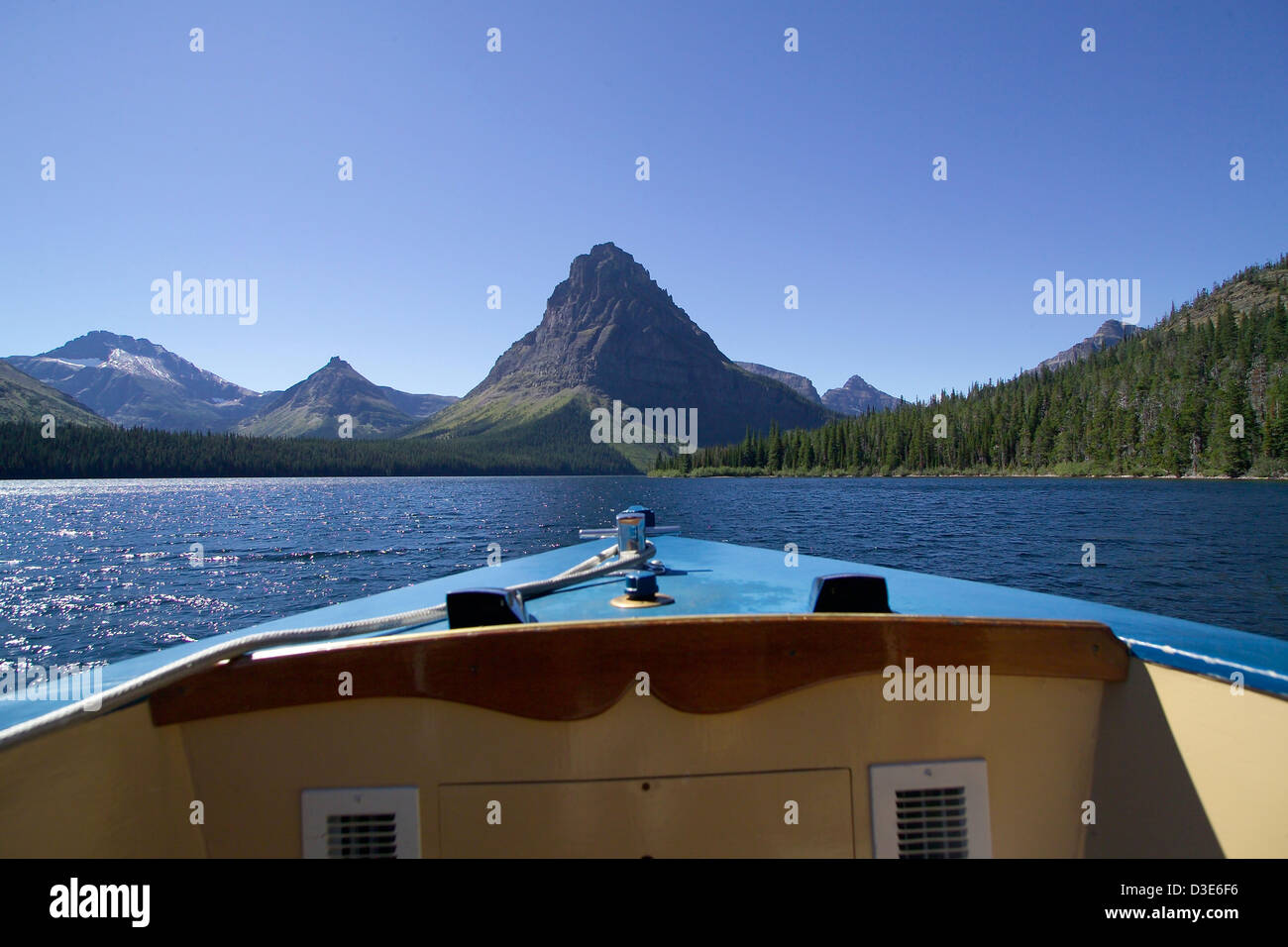 The Two Medicine Lake boat tour in Glacier National Park offers ...