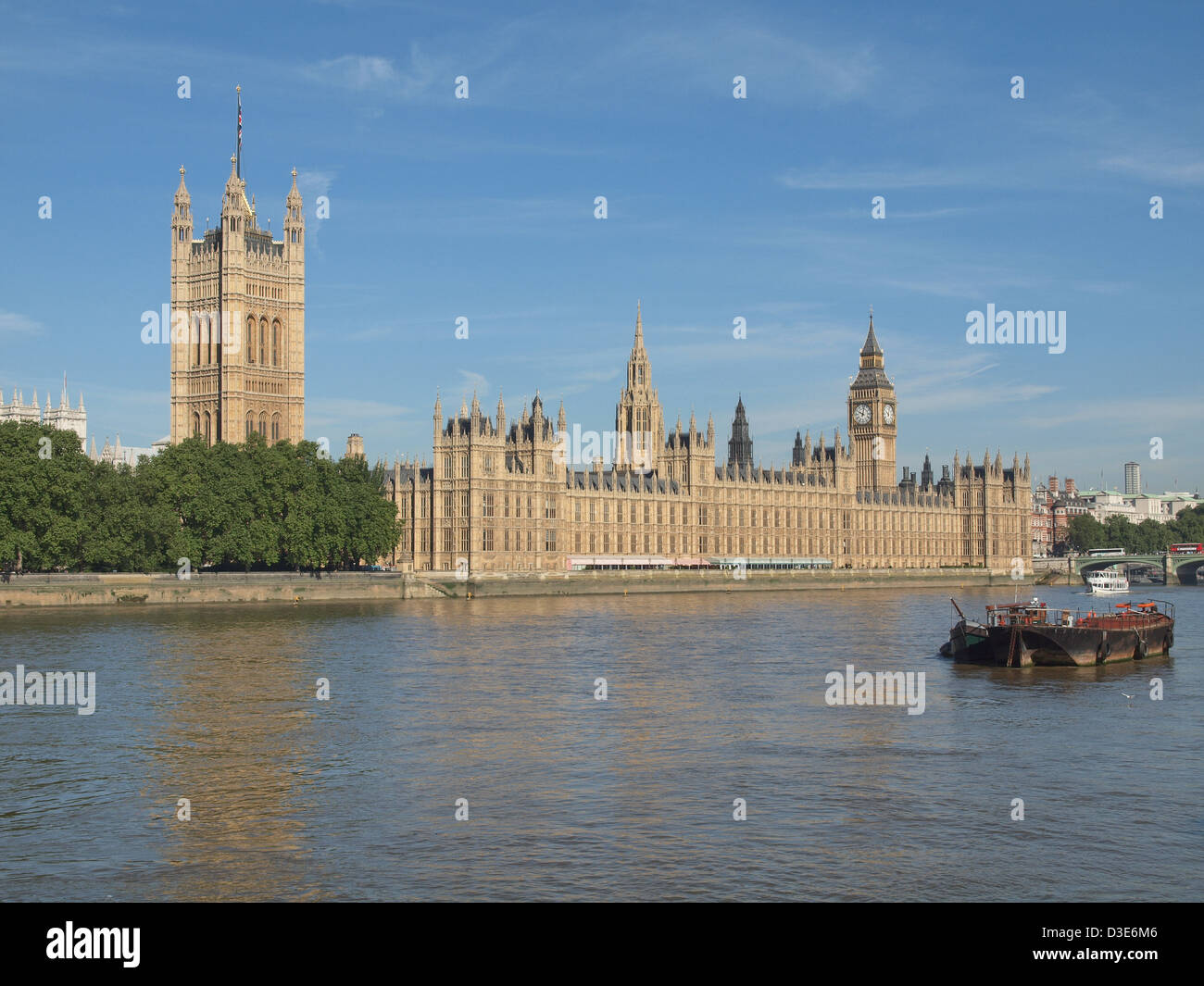 Big Ben at Houses of Parliament, Westminster Palace, London, UK Stock ...