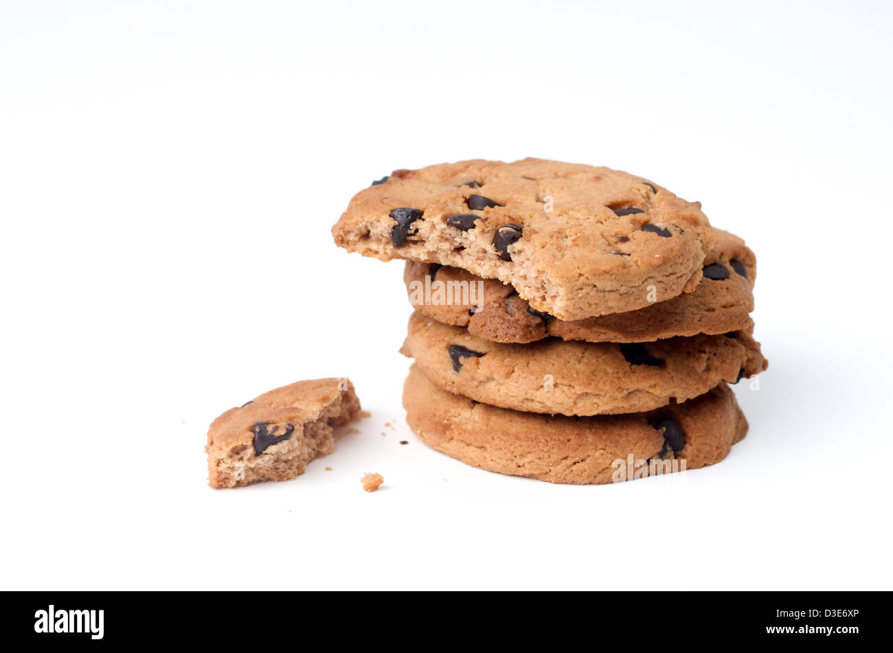 Sweet temptation bite on cookies Stock Photo - Alamy