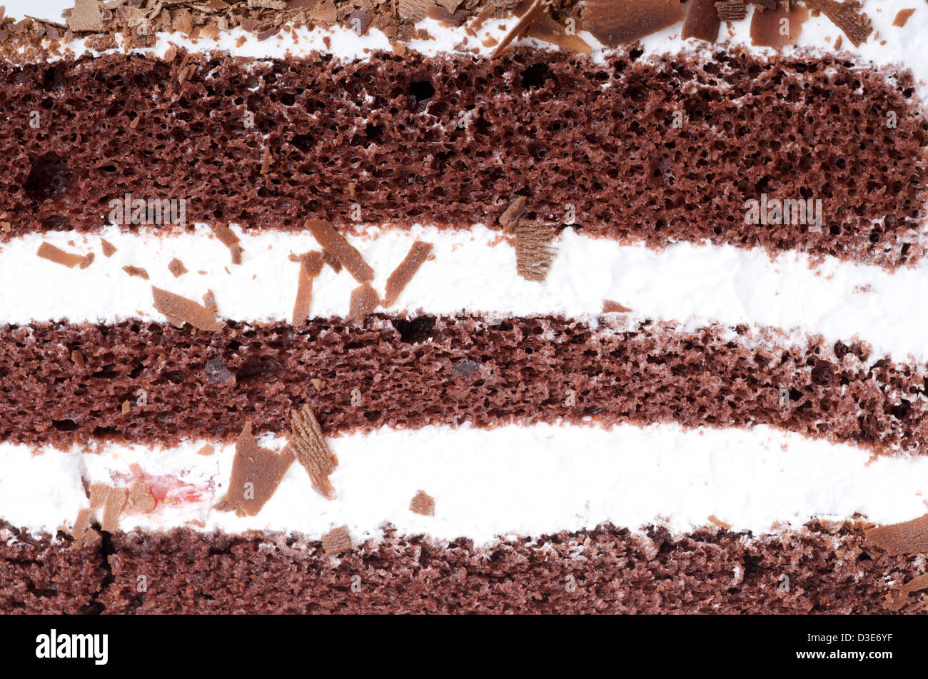 Chocolate cake texture close up Stock Photo - Alamy