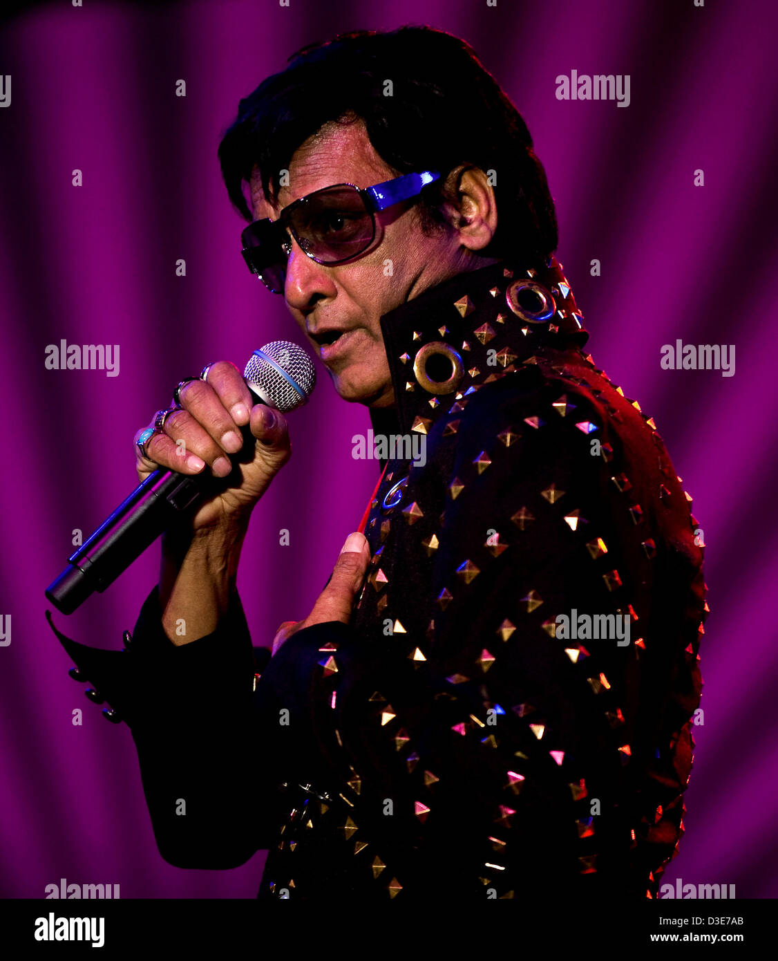 Feb.16, 2013 - Tampa, FL, US - Elvis tribute artist Patrick Sebastian ...