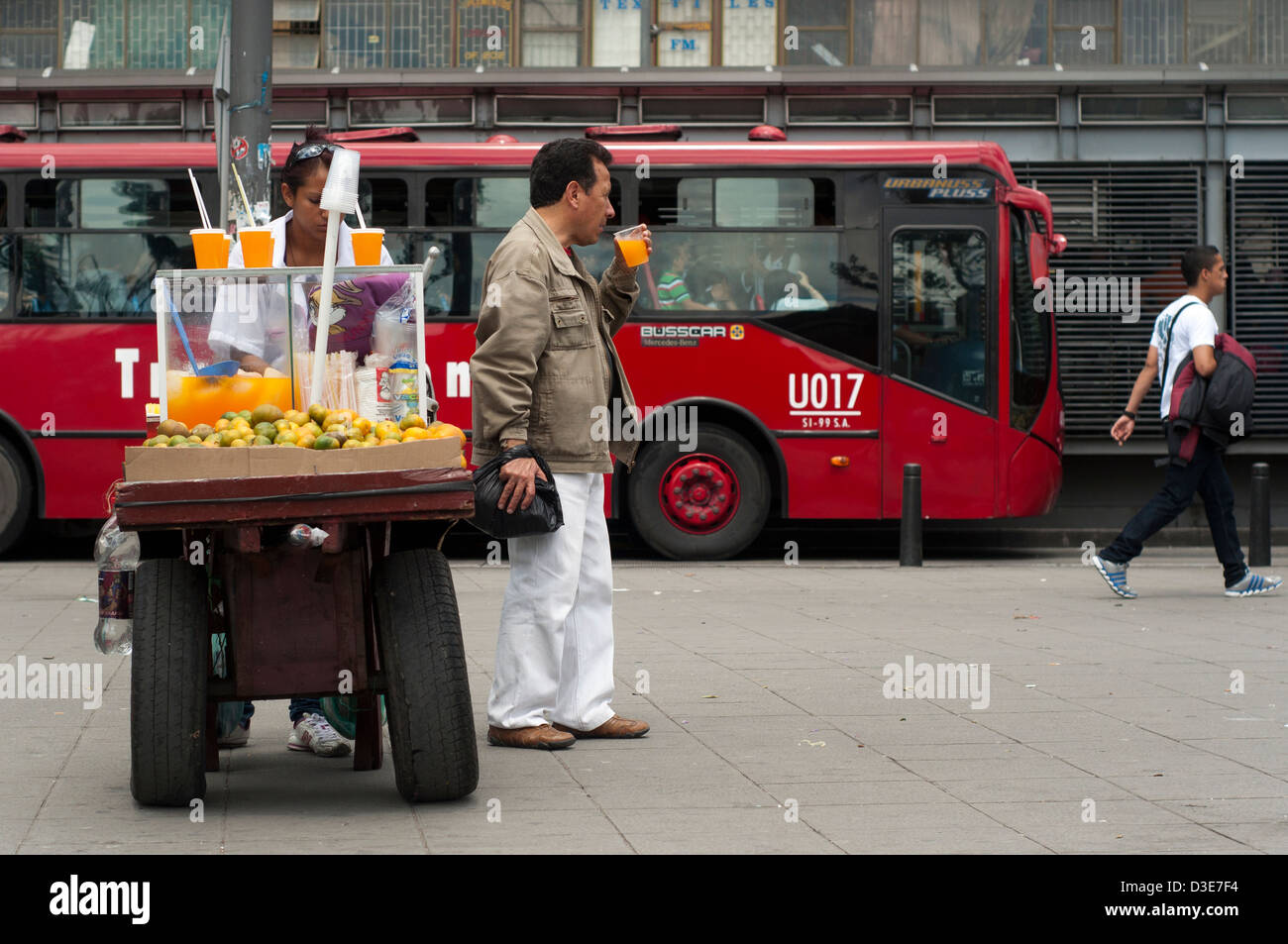 street life in Bogota, colombia Stock Photo - Alamy