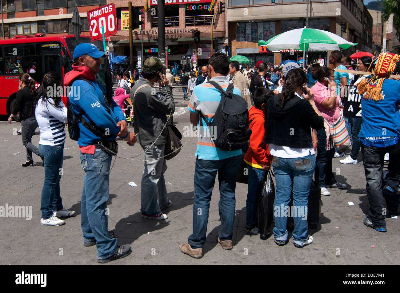 street life in Bogota, colombia Stock Photo - Alamy