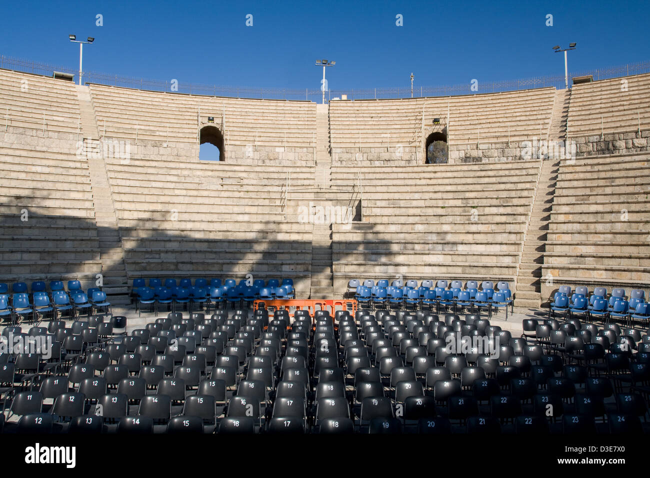Caesarea Amphitheater, Israel Stock Photo - Alamy