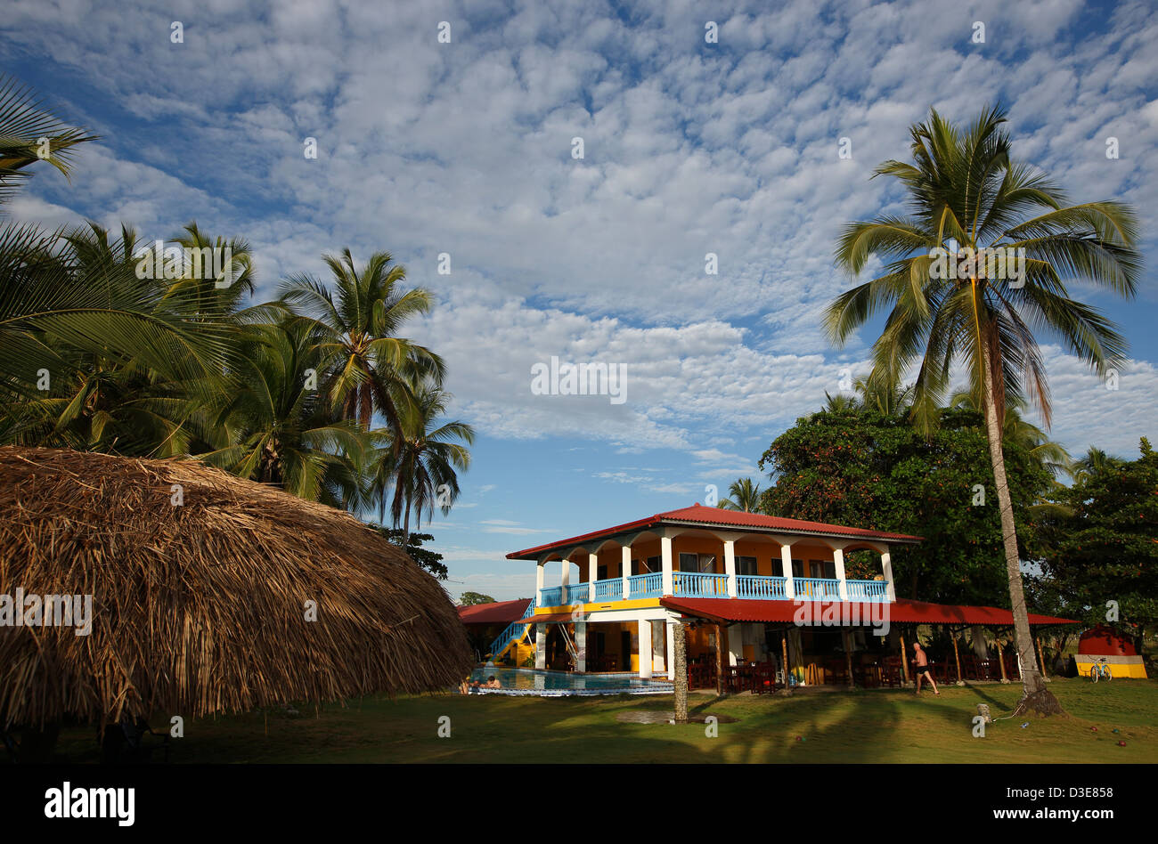 Las Lajas Beach Resort, Panama Stock Photo - Alamy
