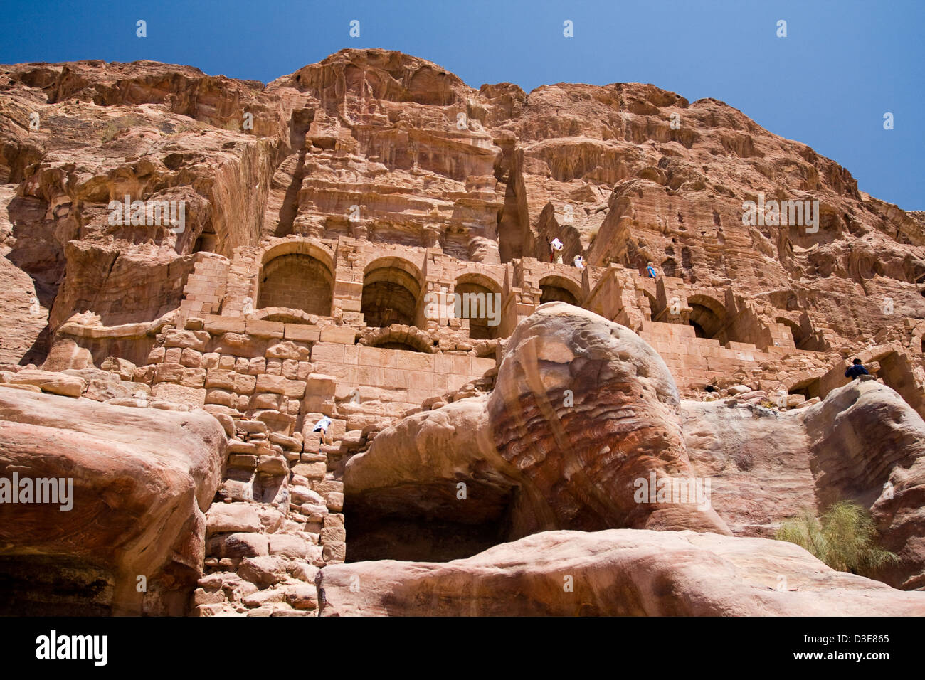 The Royal Tombs, Petra, Jordan Stock Photo - Alamy