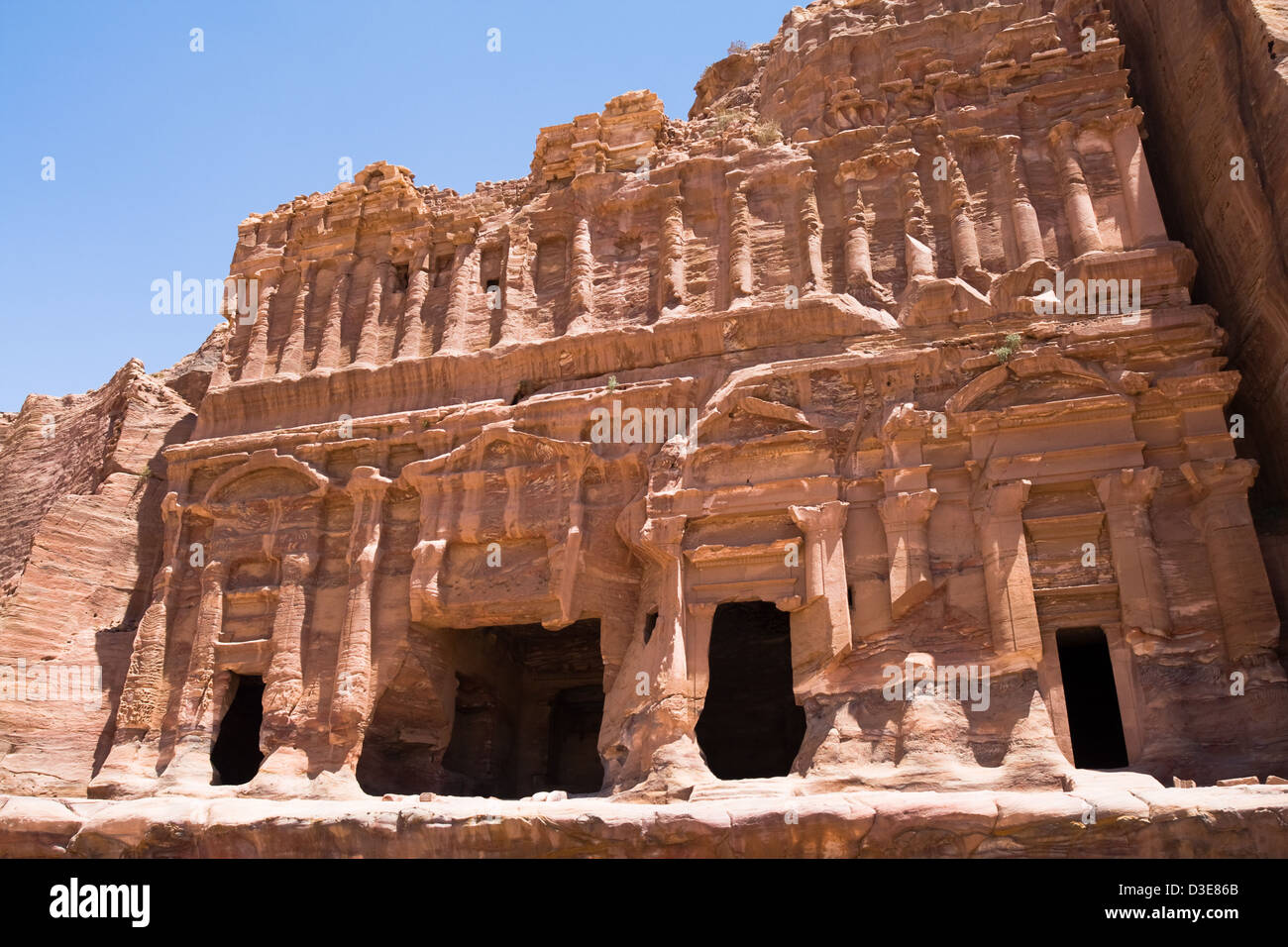 The Royal Tombs, Petra, Jordan Stock Photo - Alamy