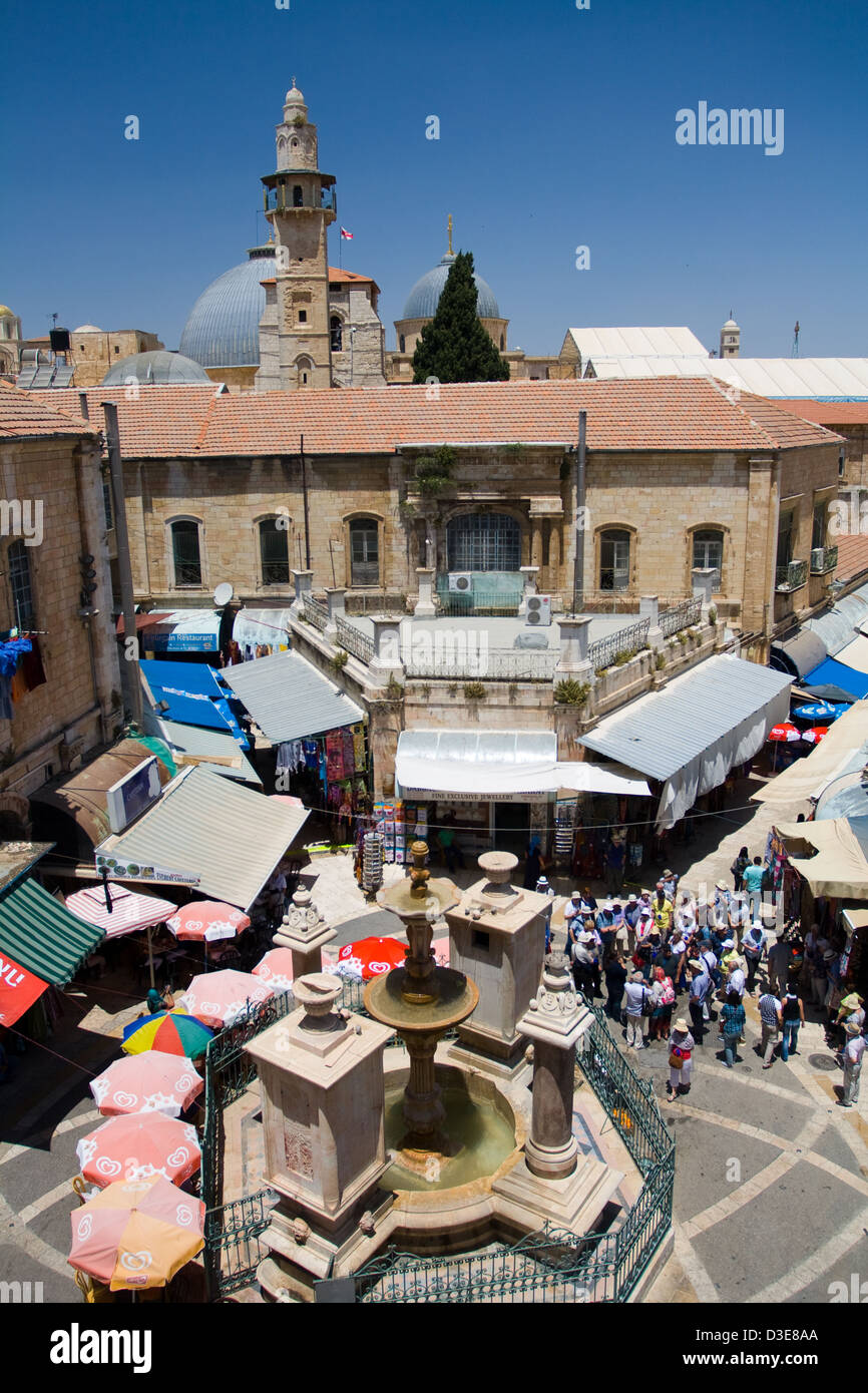 Old city jerusalem christian quarter hi-res stock photography and ...