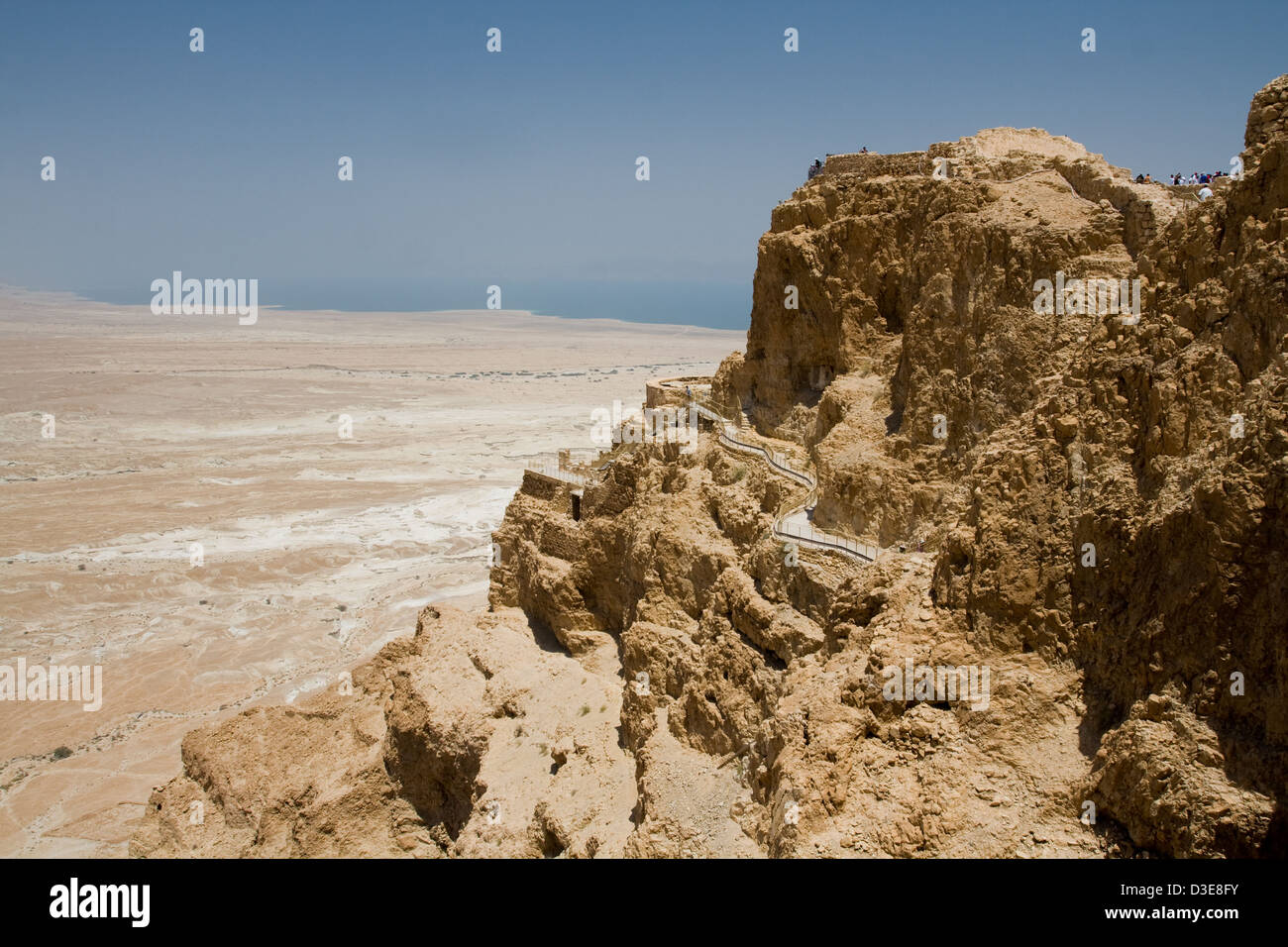 Masada ruins by the Dead Sea Israel Stock Photo - Alamy