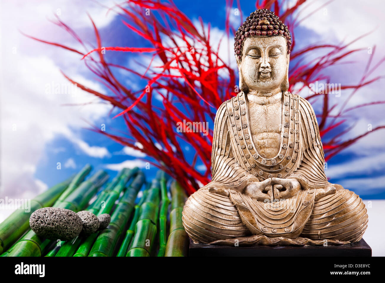Buddha in Conceptual zen Stock Photo - Alamy