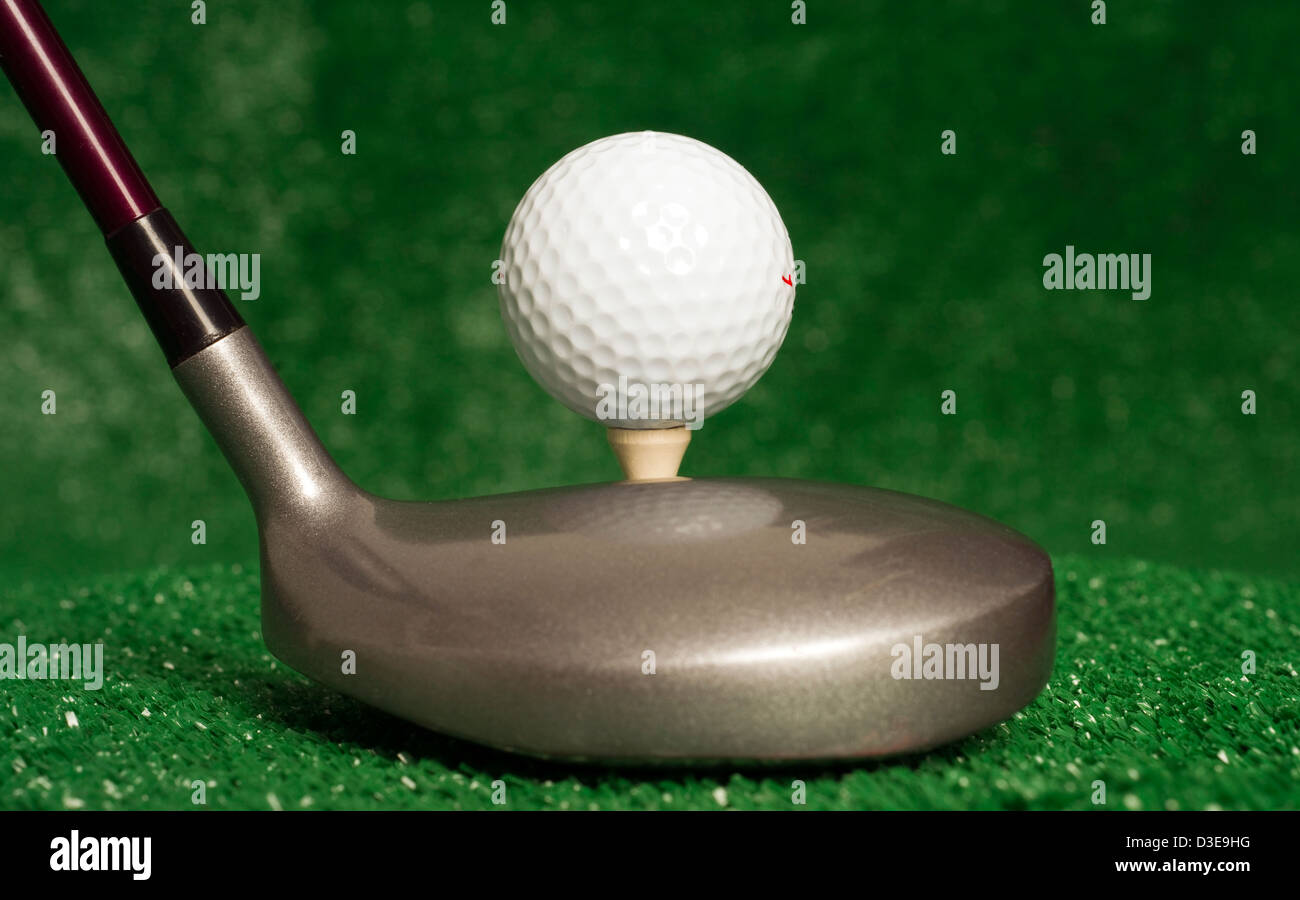 A golf club prepares to drive the ball Stock Photo - Alamy