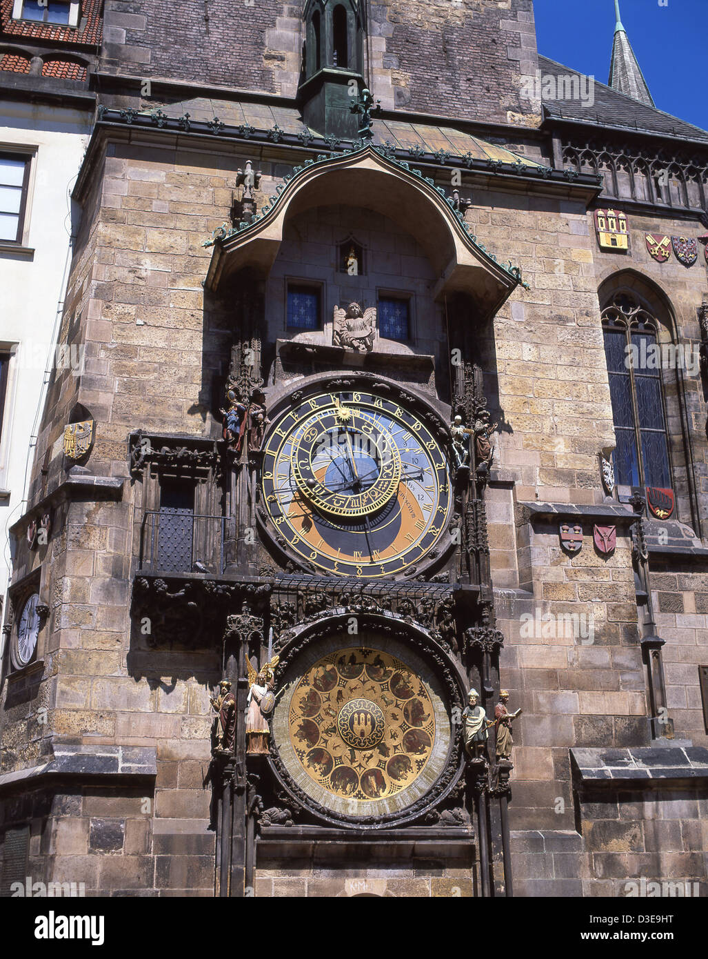 Medieval astronomical clock, Old Town Square, Old Town (Staré Město ...
